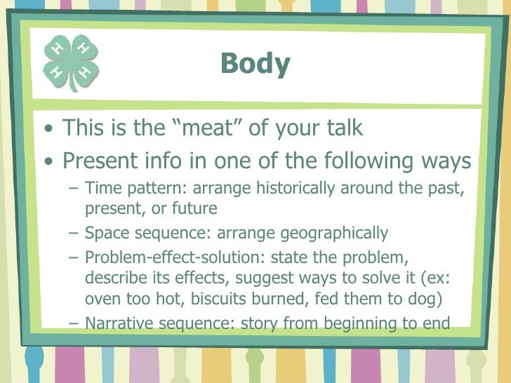 How To Give A 4 H Speech how-to-give-a-4-h-speech