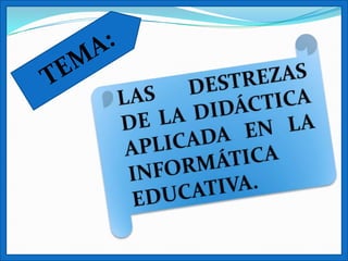 Habilidades y destrezas | PPTX