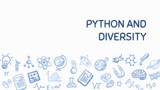 Pyhton 과 diversity | PPT