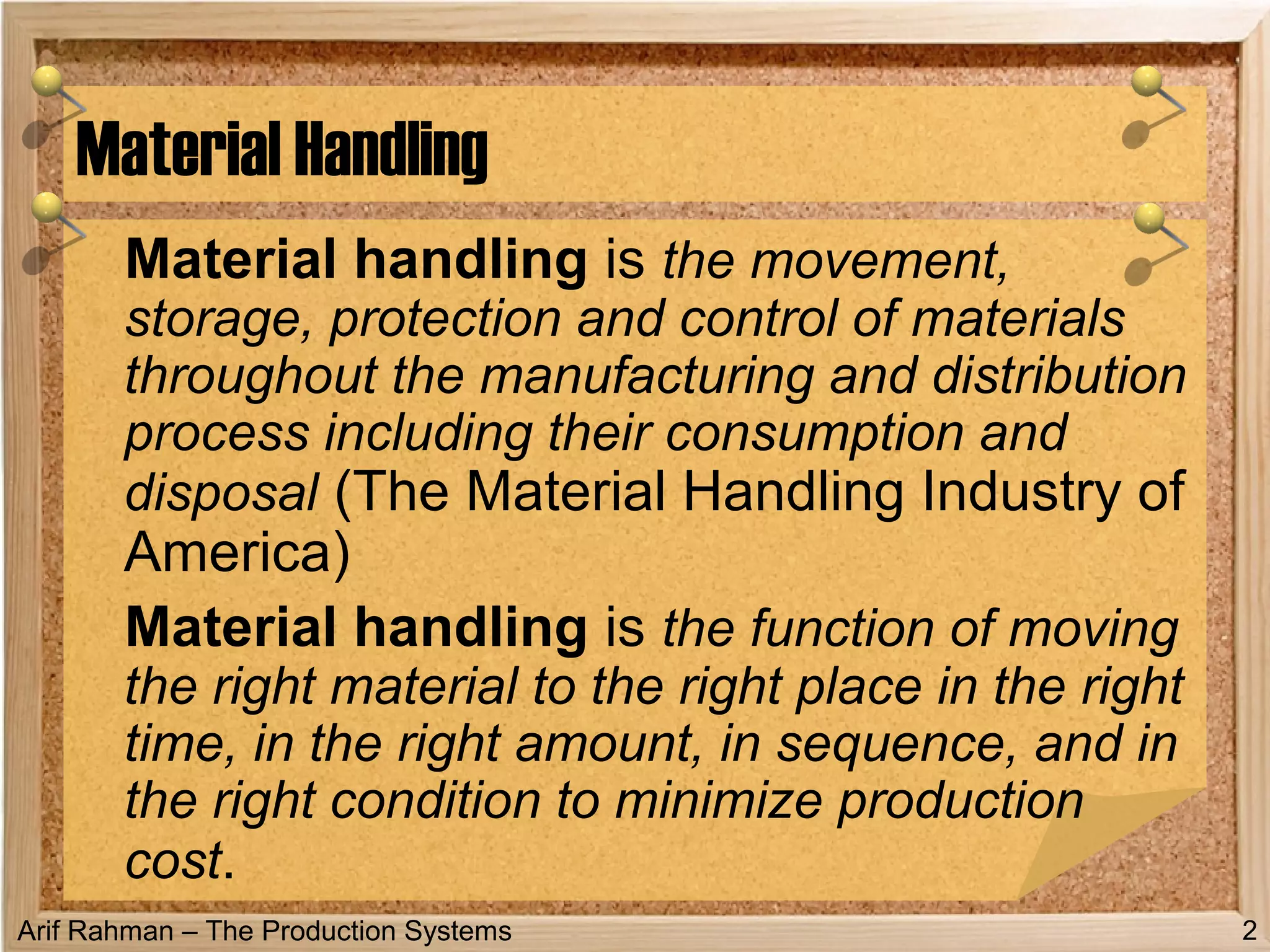 04 material handling - part1 | PPT