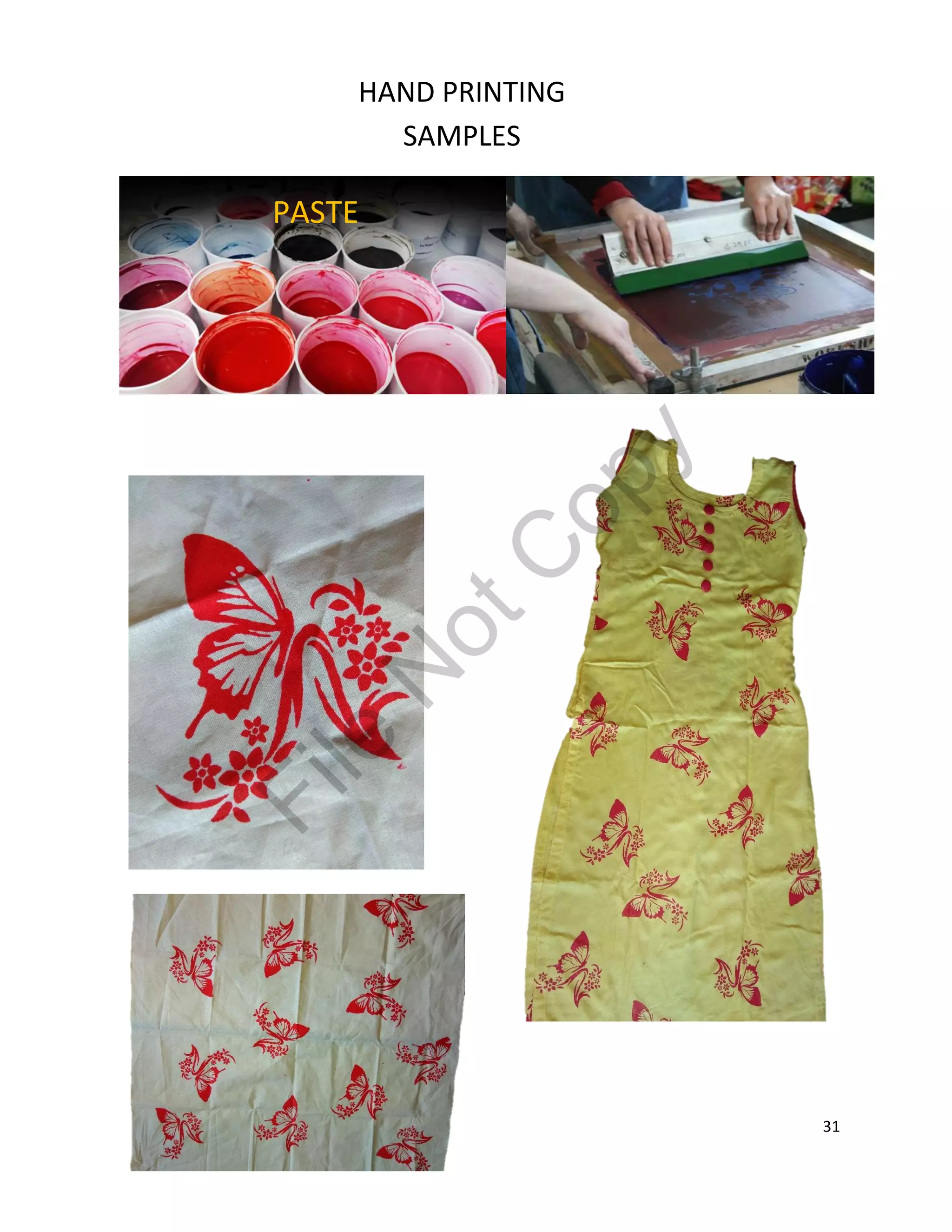 hand screen printing | PDF