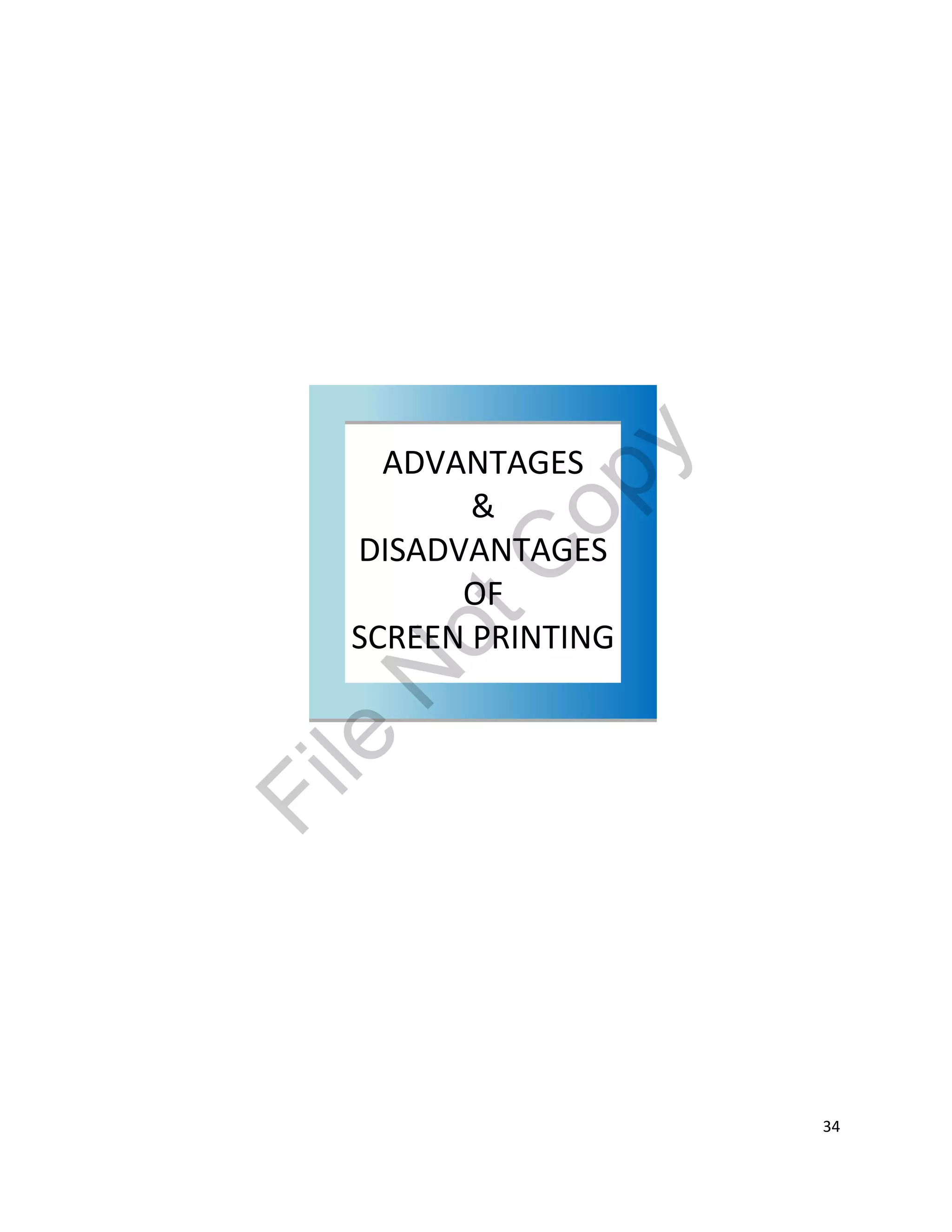 hand screen printing | PDF