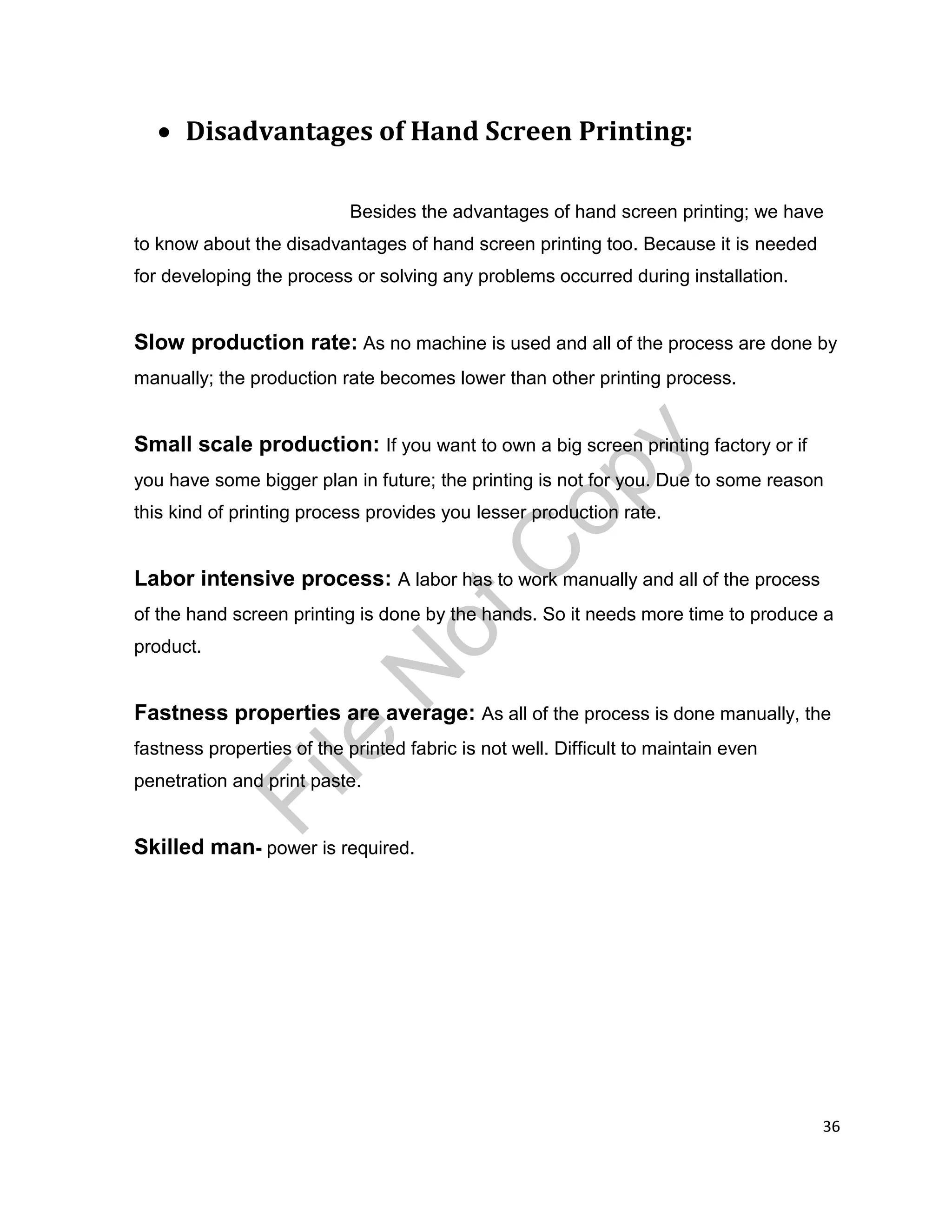 hand screen printing | PDF