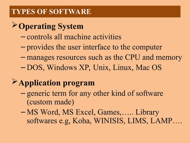 Computer hardware and software ICT 9.ppt