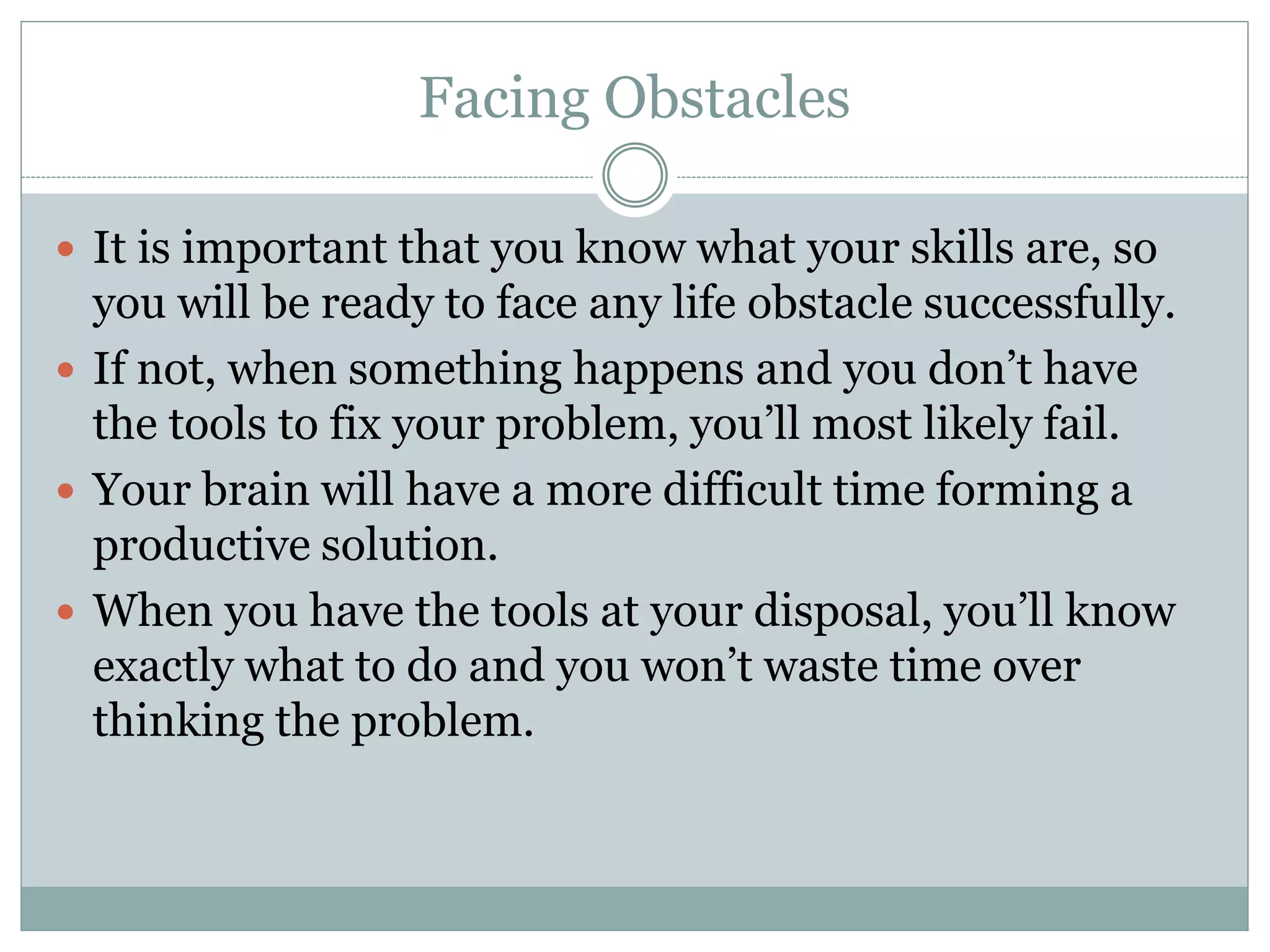 Have tools at your disposal | PPTX