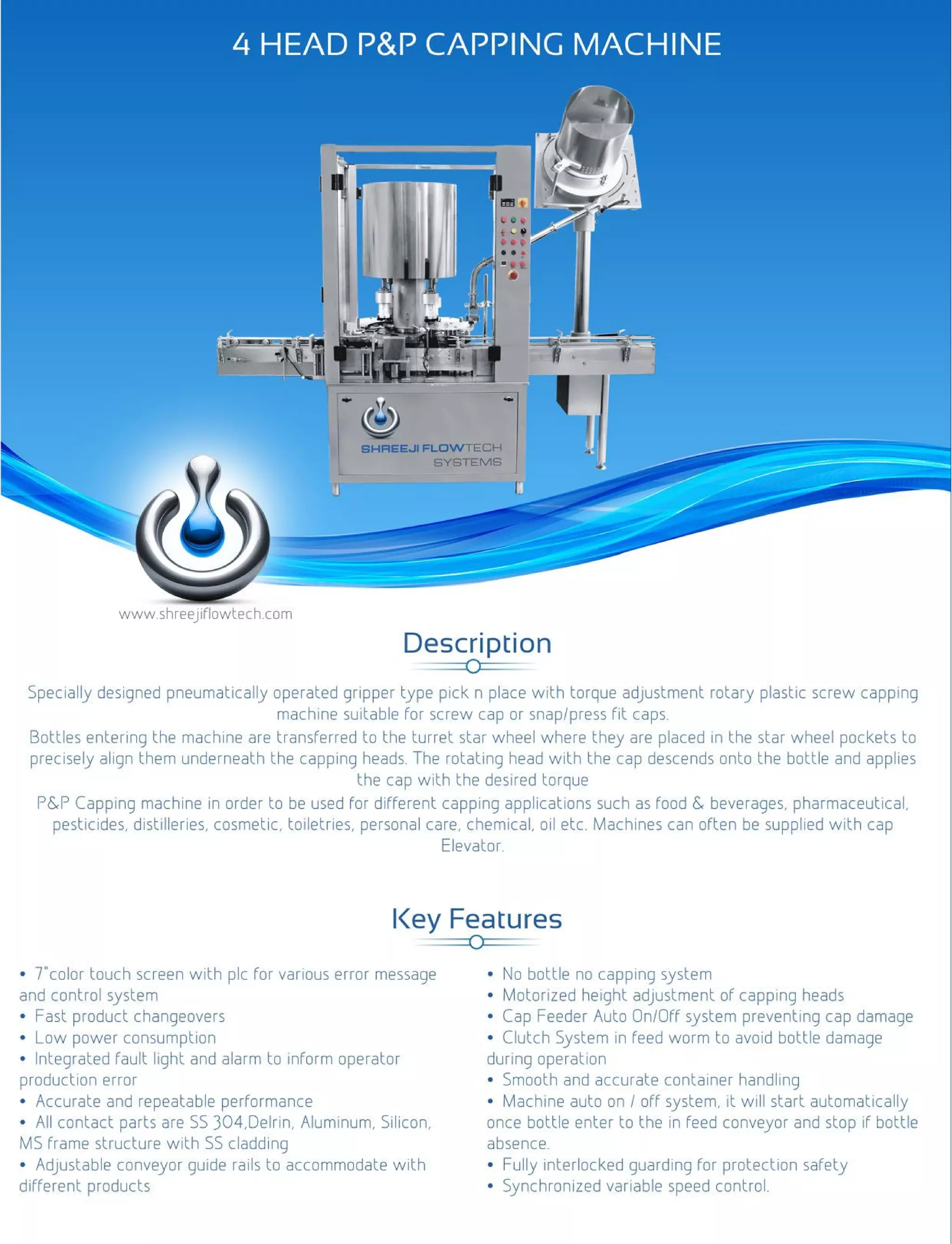 4 head p&p capping capping machine | PDF