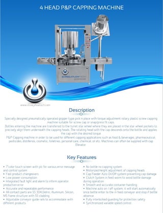 4 head p&p capping capping machine | PDF