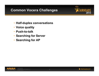 4 healthcare forum deploying vocera on aruba wlan_kevin huey | PDF