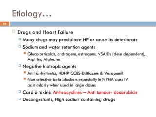 4 Heart Failure in medicine and pathology | PPTX