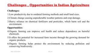 Organic farming indian agriculture connect | PPTX