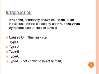 4 influenza virus, bird flu during disaster | PPTX