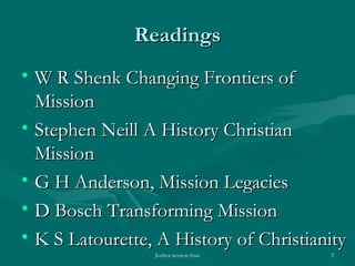 4 history of missions | PPT
