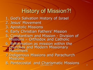 4 history of missions | PPT