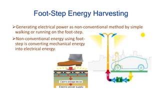 Foot energy generation | PPT