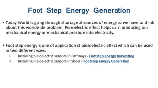 Foot energy generation | PPT