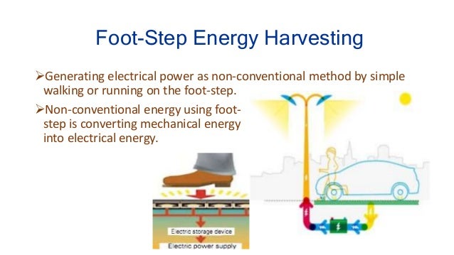 Foot energy generation