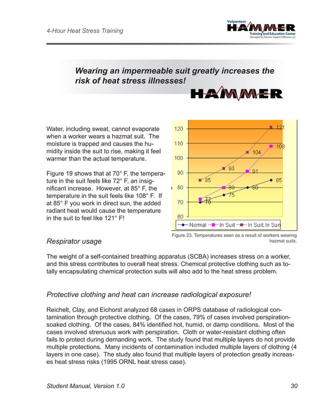 Heat stress training student manual 508 | PDF
