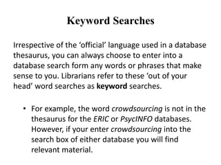 4 how to_search_traditional_academic_databases | PPT