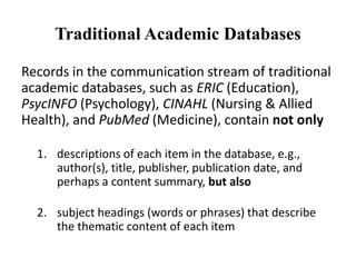 4 how to_search_traditional_academic_databases | PPT