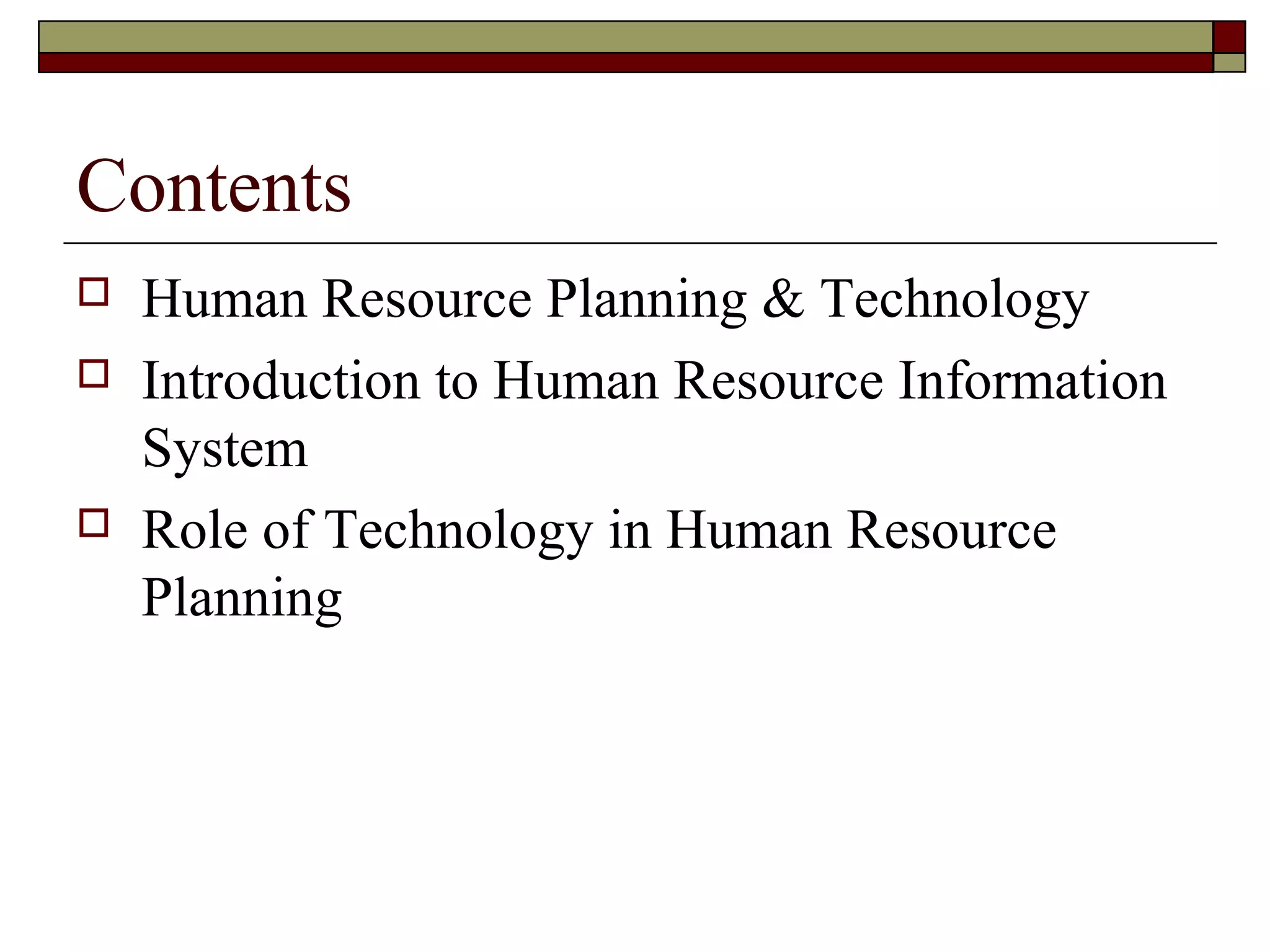 HRIS- HUMAN RESOURCE INFORMATION SYSTEM | PPT