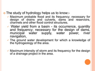 4_HYDROLOGY.pptx fdfjyf6r6 uyguydtdhtytdys | PPTX