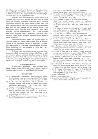 Vehicle Counting Module Design in Small Scale for Traffic Management in ...