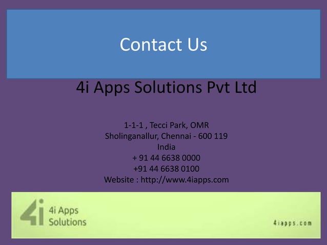 4i apps consumer complaints | PPTX