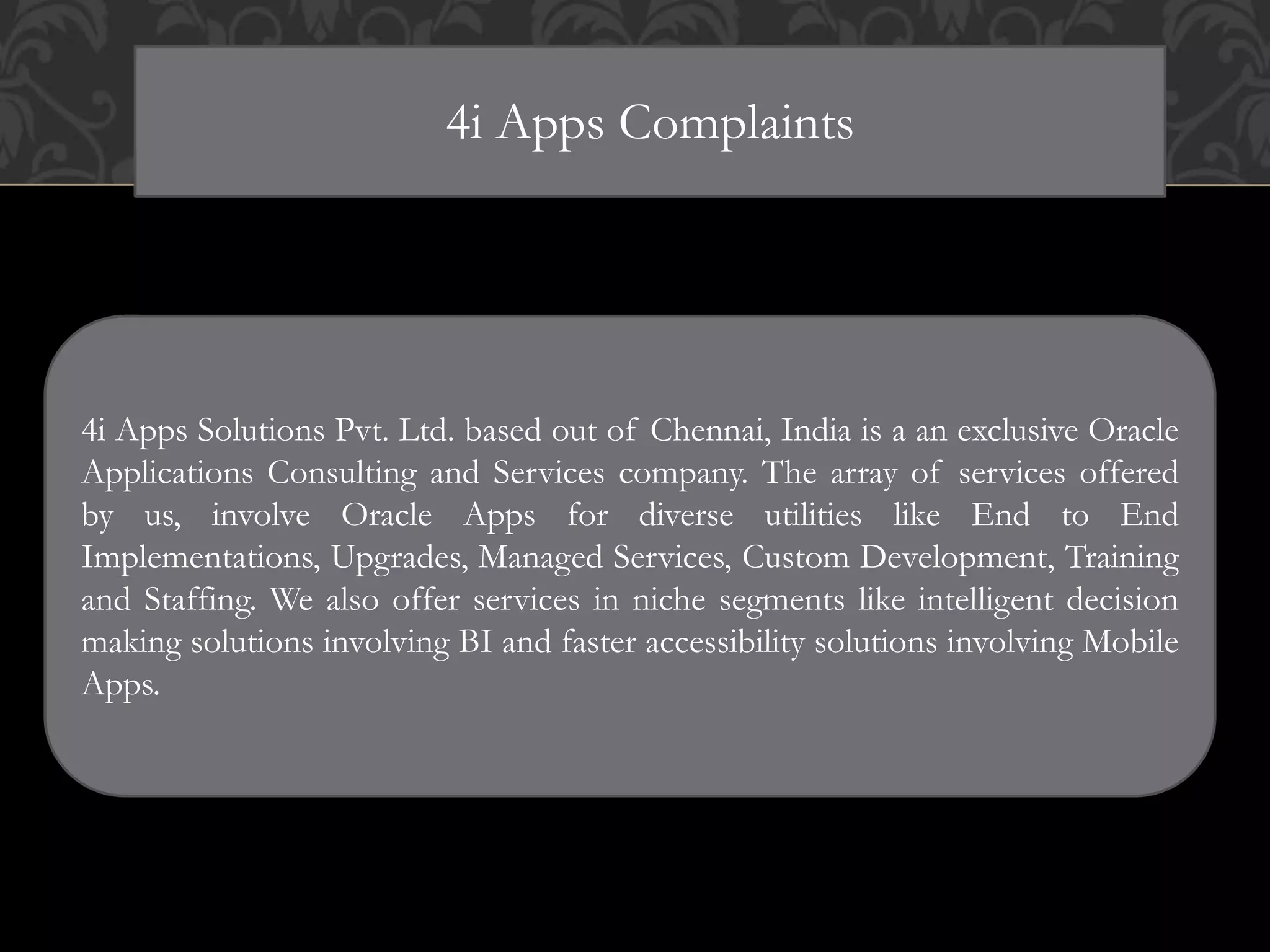 4i apps reviews | PPT