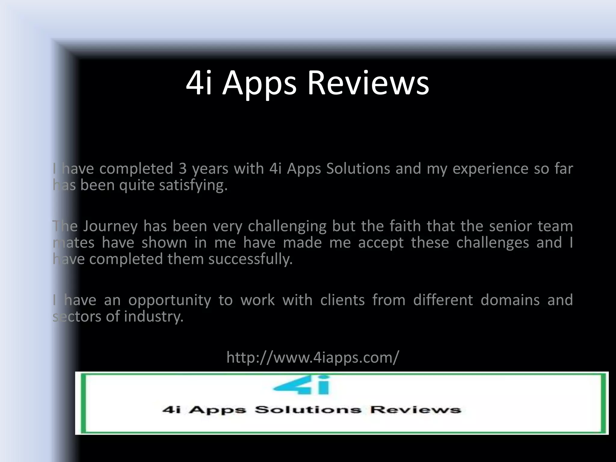 4i apps reviews | PPT