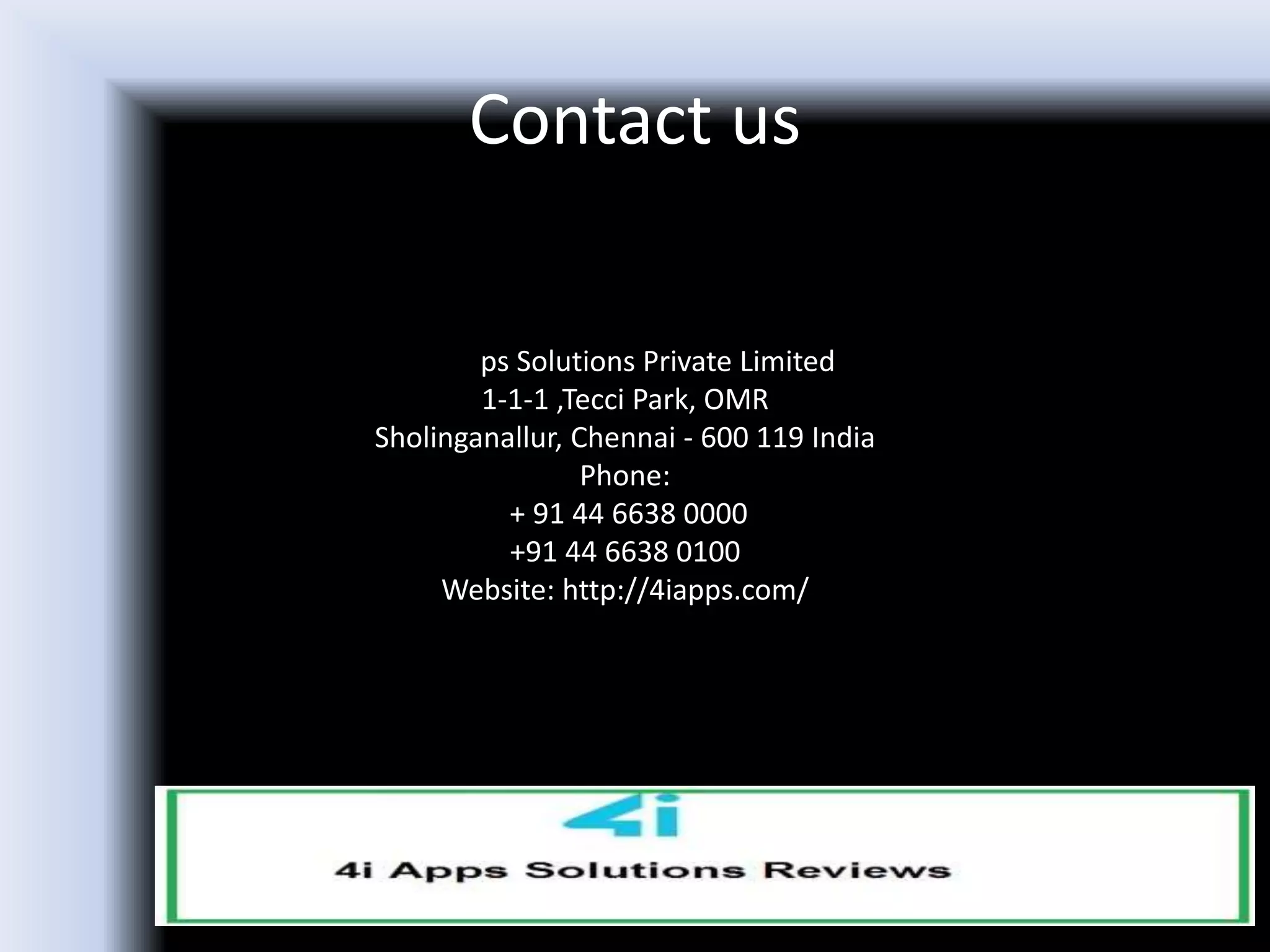 4i apps reviews | PPT