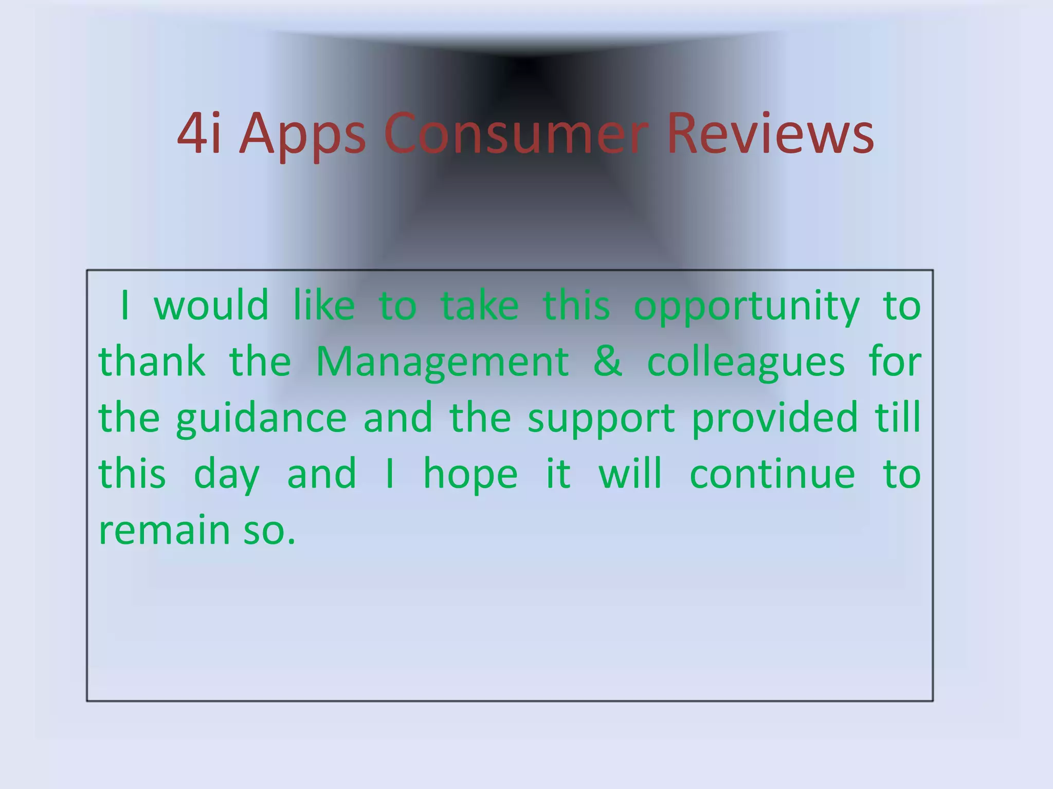 4i apps reviews | PPT