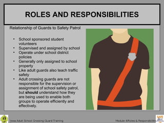 Crossing Guard 4 Roles | PPT