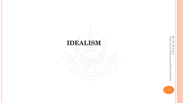 IDEALISM in Philosophy of Education | PDF | Education