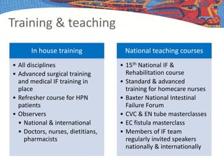 St Mark's: the Intestinal Failure and Home Parenteral Nutrition Service ...