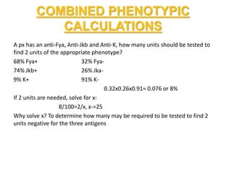 4 ih genetic principles in blood banking | PPTX