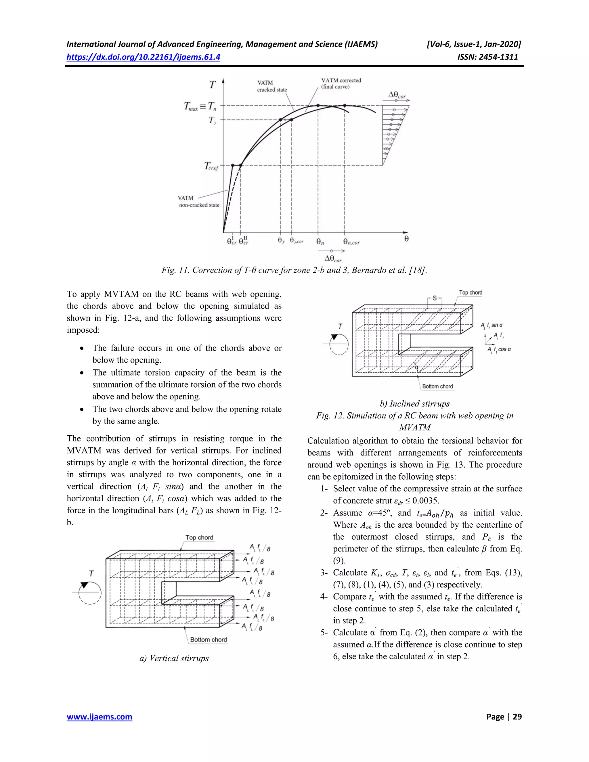 Experimental and Analytical Investigation of Reinforced Concrete Beams with Large Web Opening ...