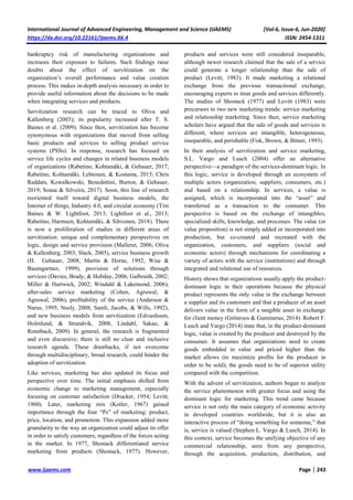 Mechanisms for co-creation and resources investment in the servitization process | PDF