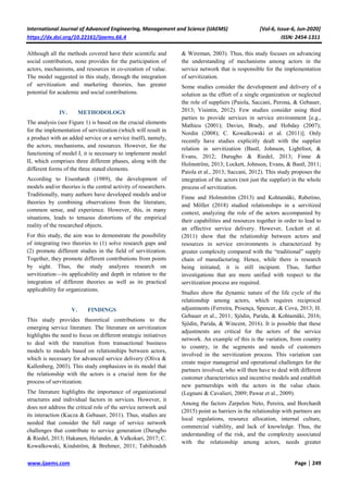 Mechanisms for co-creation and resources investment in the servitization process | PDF