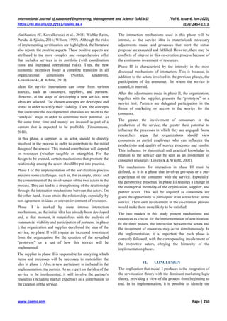 Mechanisms for co-creation and resources investment in the servitization process | PDF