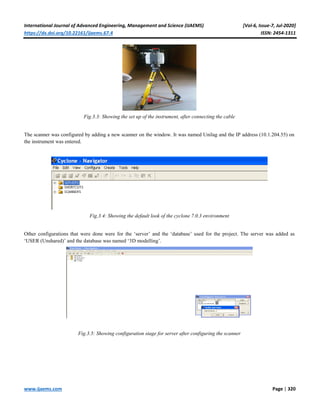 3d Modelling of Structures using terrestrial laser scanning technique | PDF