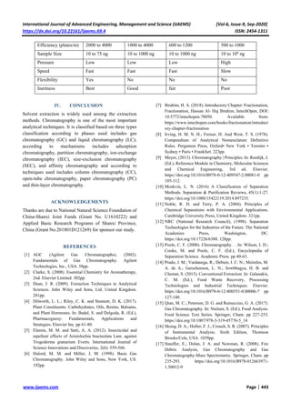 Review of the Chemical Separation | PDF | Chemistry | Science