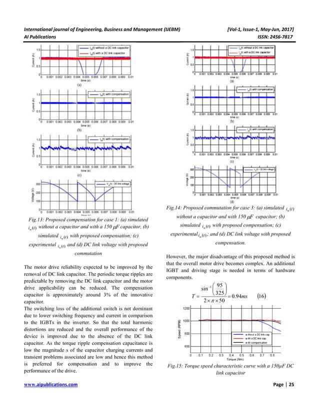 Torque Ripple Minimization Of A Bldc Motor Drive By Using Electronic Commutation And Speed