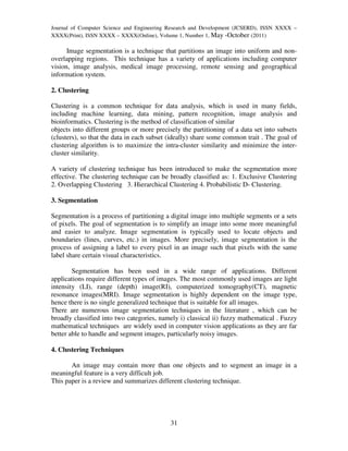 4 image segmentation through clustering | PDF