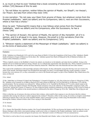 4 Imams And Taqleed | PDF