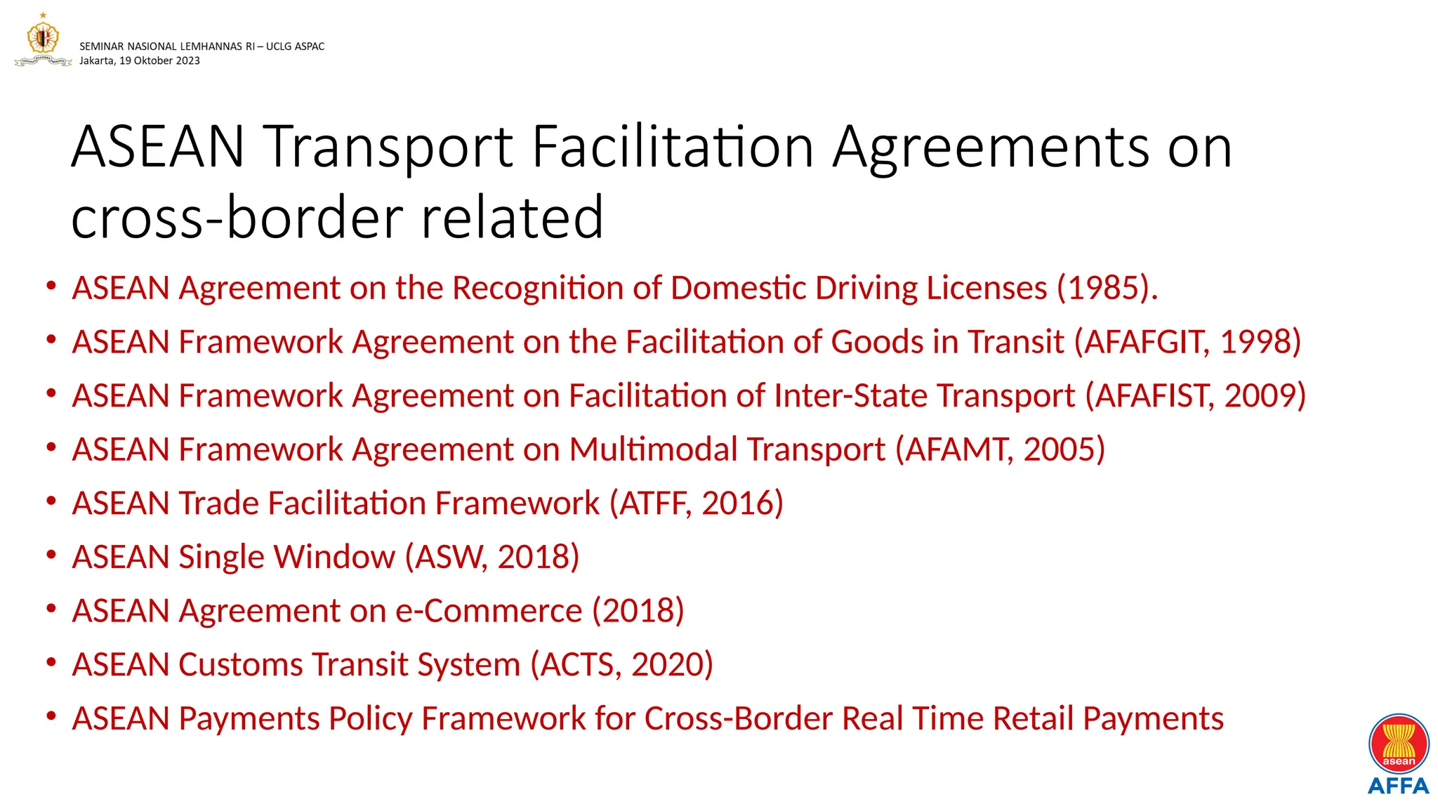 supply chain management efficiency in asean | PPT