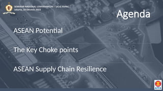 supply chain management efficiency in asean | PPT