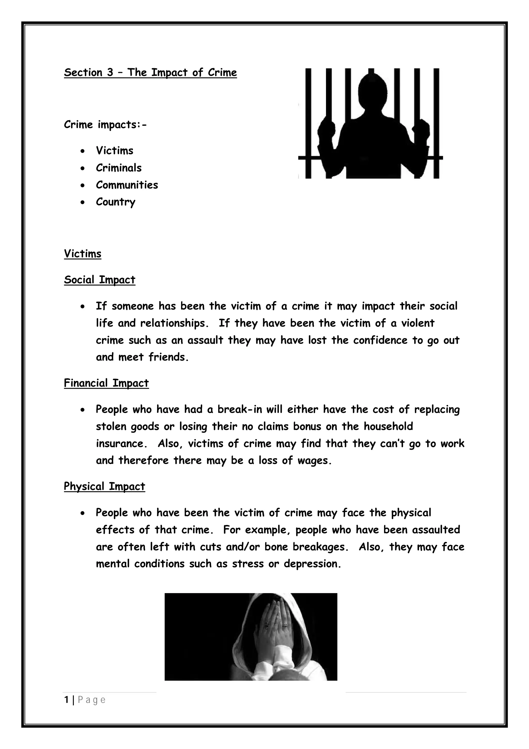 4 impact of crime | PDF