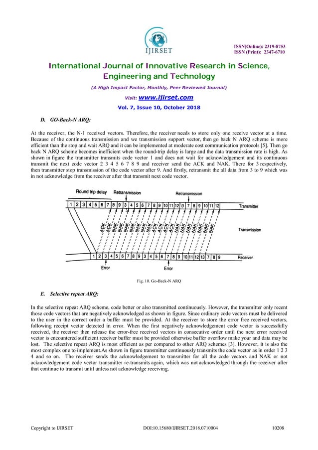 4 Implementation Of Various Error Detection And Correction Techniques In Communication System