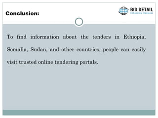 4 Important Elements of the Tendering Process | PPT