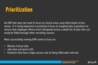 4 important factors that drive an employee referral program zalp | PPT